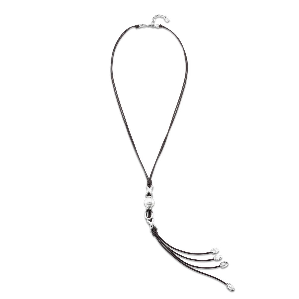 Click here for UNOde50 Sterling Silver Plated Long Whip Necklace... prices