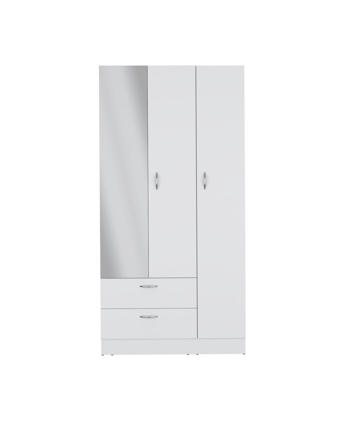 Click here for Troy wardrobe with 3 doors  one with mirror  two d... prices