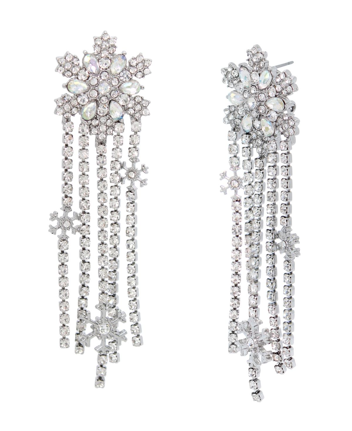 Click here for Betsey Johnson Faux Stone Snowflake Rhinestone Cha... prices
