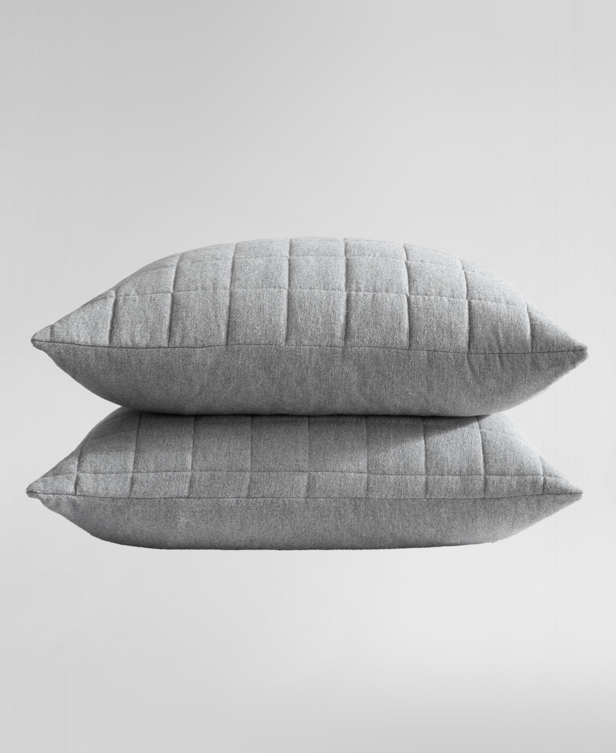 Click here for Calvin Klein Melange Flannel Sham Pair  King - Sil... prices