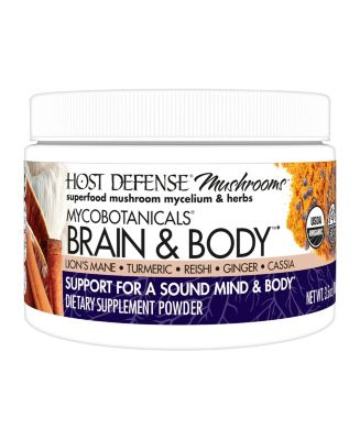 Host Defense MycoBotanicals Brain and Body Powder - Brain Supplement to ...