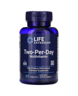 Life Extension Two-Per-Day Multivitamin V2 - 60 Tablets - Macy's
