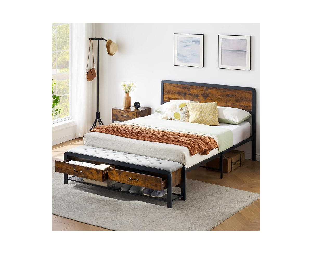 Click here for gaomon Curved Metal Twin Size Bed Frame with Headb... prices