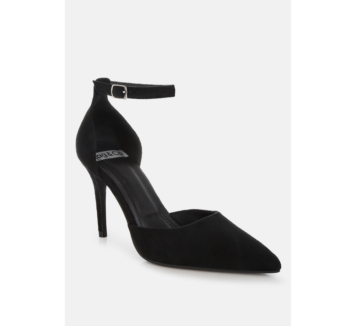 Click here for Ushra Microfiber Stiletto Sandals - Black prices