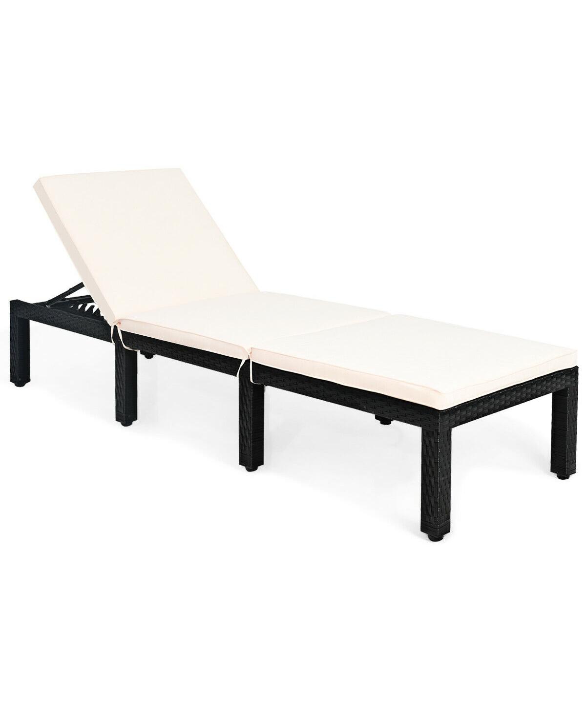 Click here for Inolait Patio Rattan Lounge Chair Chaise Couch Cus... prices