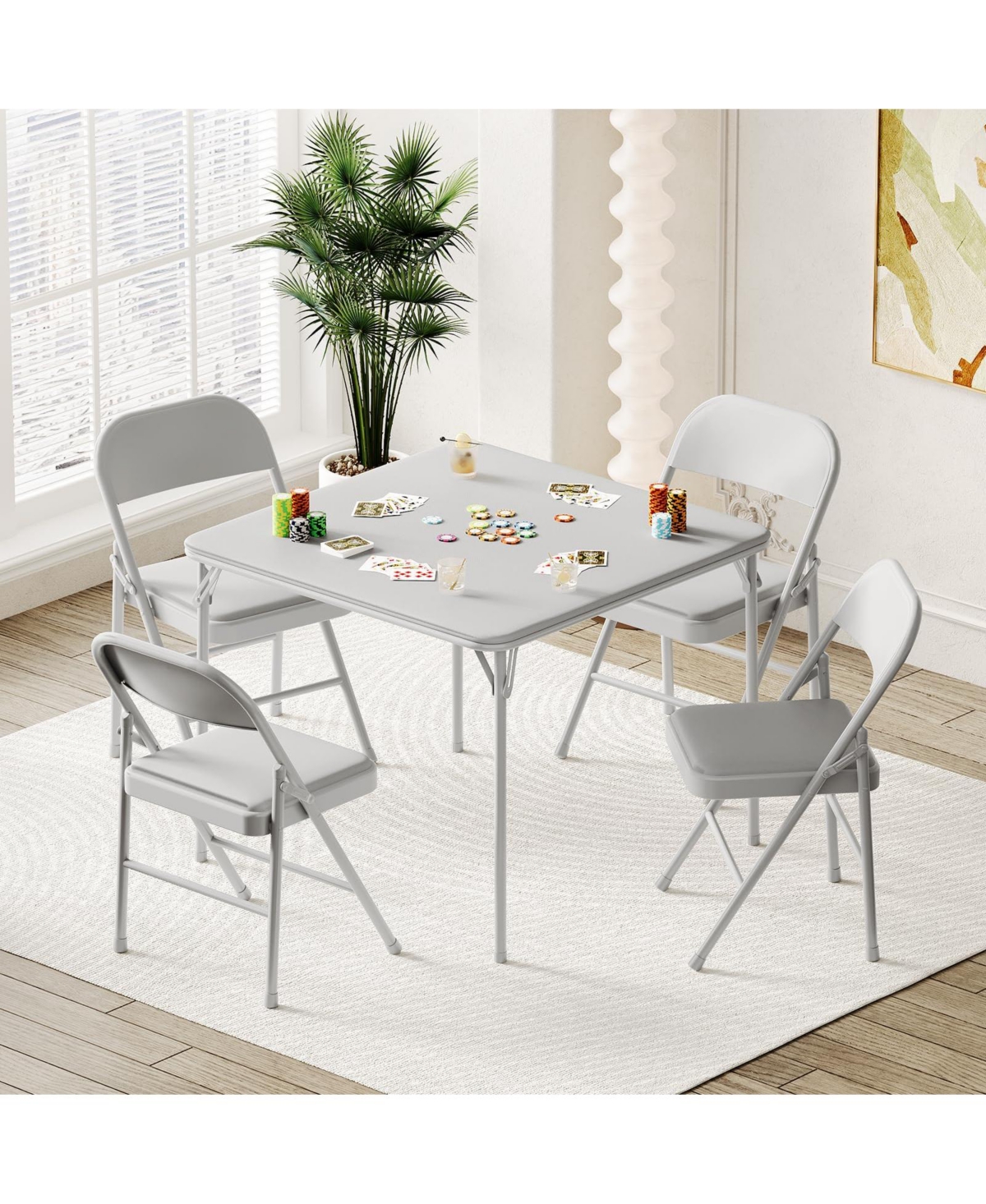 Click here for gaomon Folding Table  33.6 Inch Folding Card Table... prices