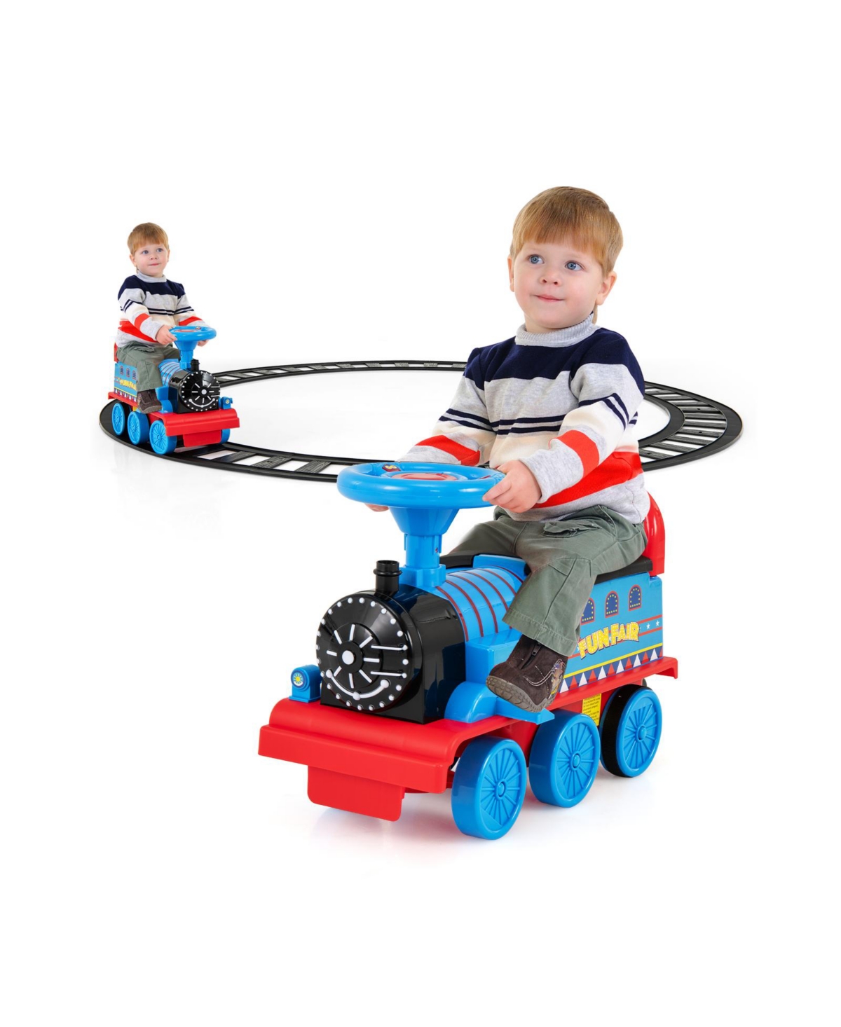 Click here for Sugift 6V Electric Kids Ride On Car Toy Train with... prices
