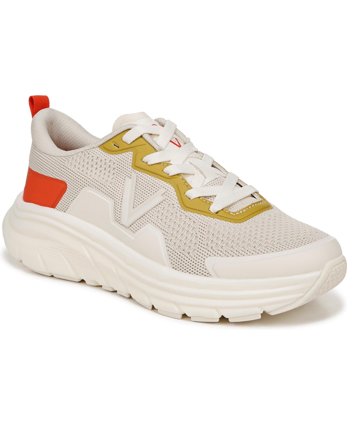 Click here for Vionic Womens Walk Max Walking Shoes - Cream tange... prices