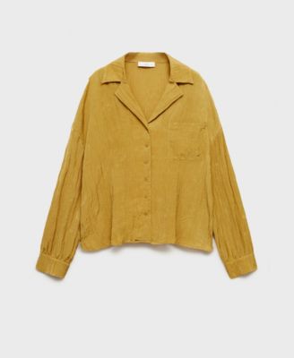 Mango Women's Pocket Textured Shirt - Macy's