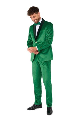 OppoSuits Men's Christmas Tuxedo - Velvet X- Mas Holiday Outfit - Slim ...