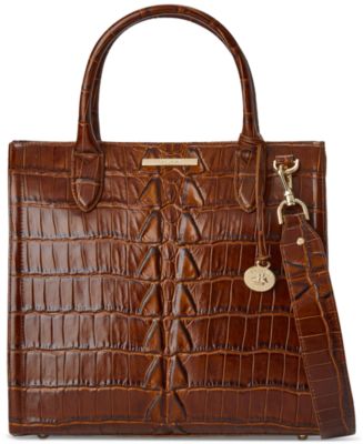 Brahmin Caroline Marana Small Leather Satchel - Macy's