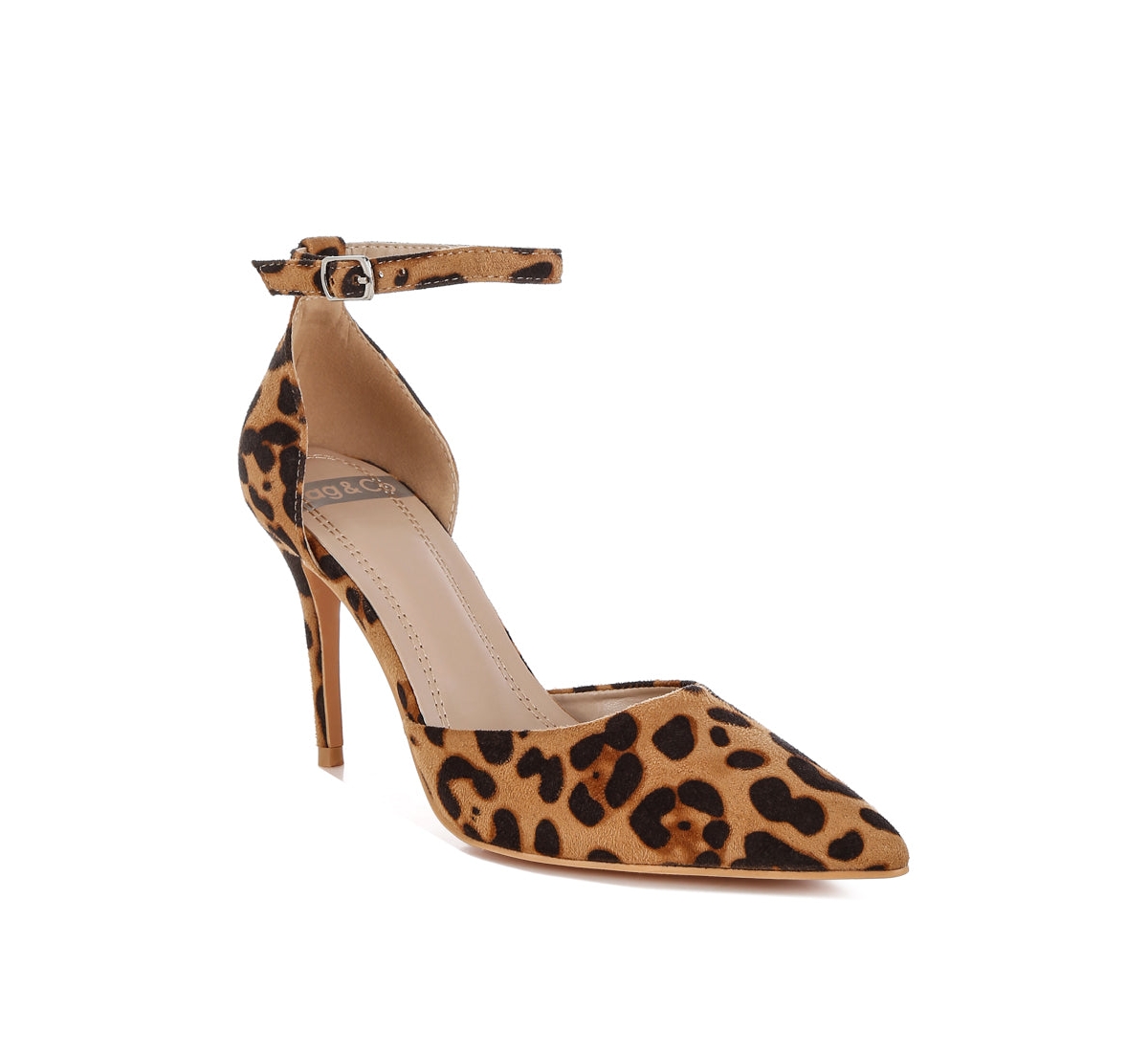 Click here for Ushra Microfiber Stiletto Sandals - Brown prices