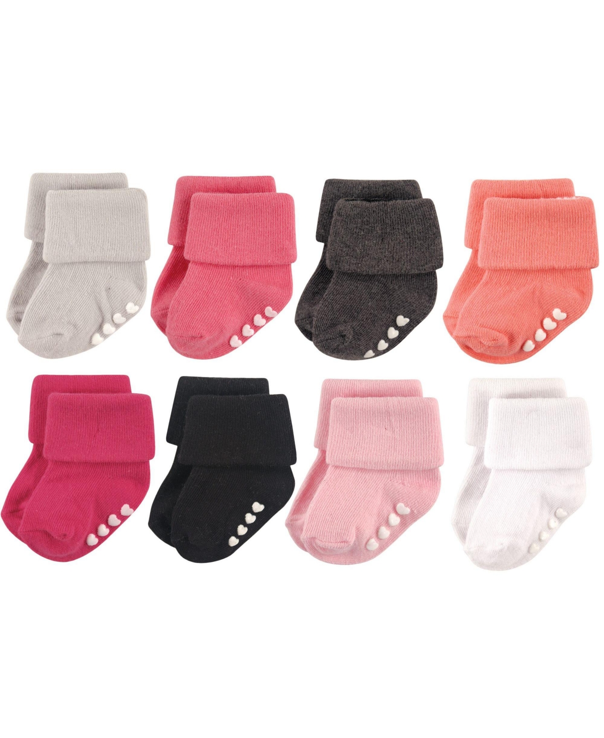 Click here for Hudson Baby Baby Girls Hudson 8Pk Cuff Socks - Pin... prices