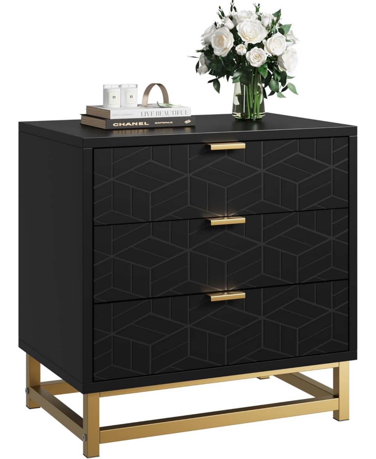 Click here for Dressers for Bedroom 3 Drawer  Chest of Drawers wi... prices