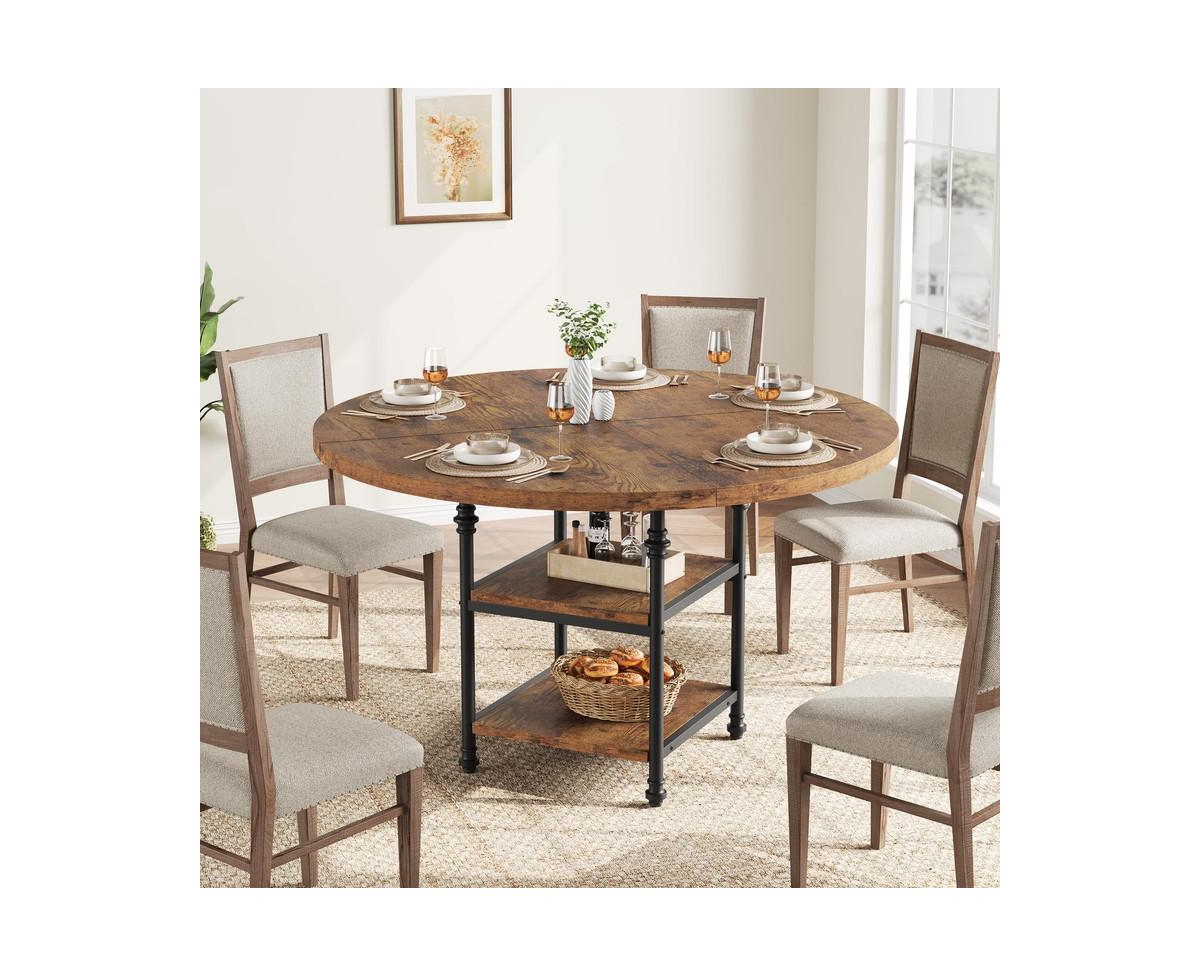 Click here for 47-Inch Round Dining Table for 4: Featuring a 1.59... prices