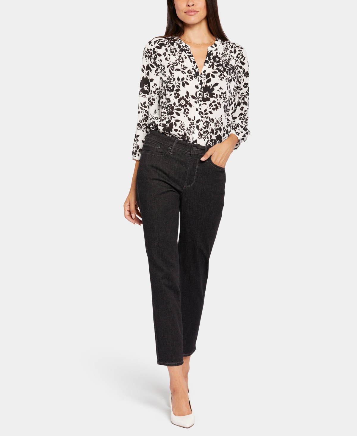 Click here for Nydj Womens Stella Tapered Ankle Jeans - Eternity prices