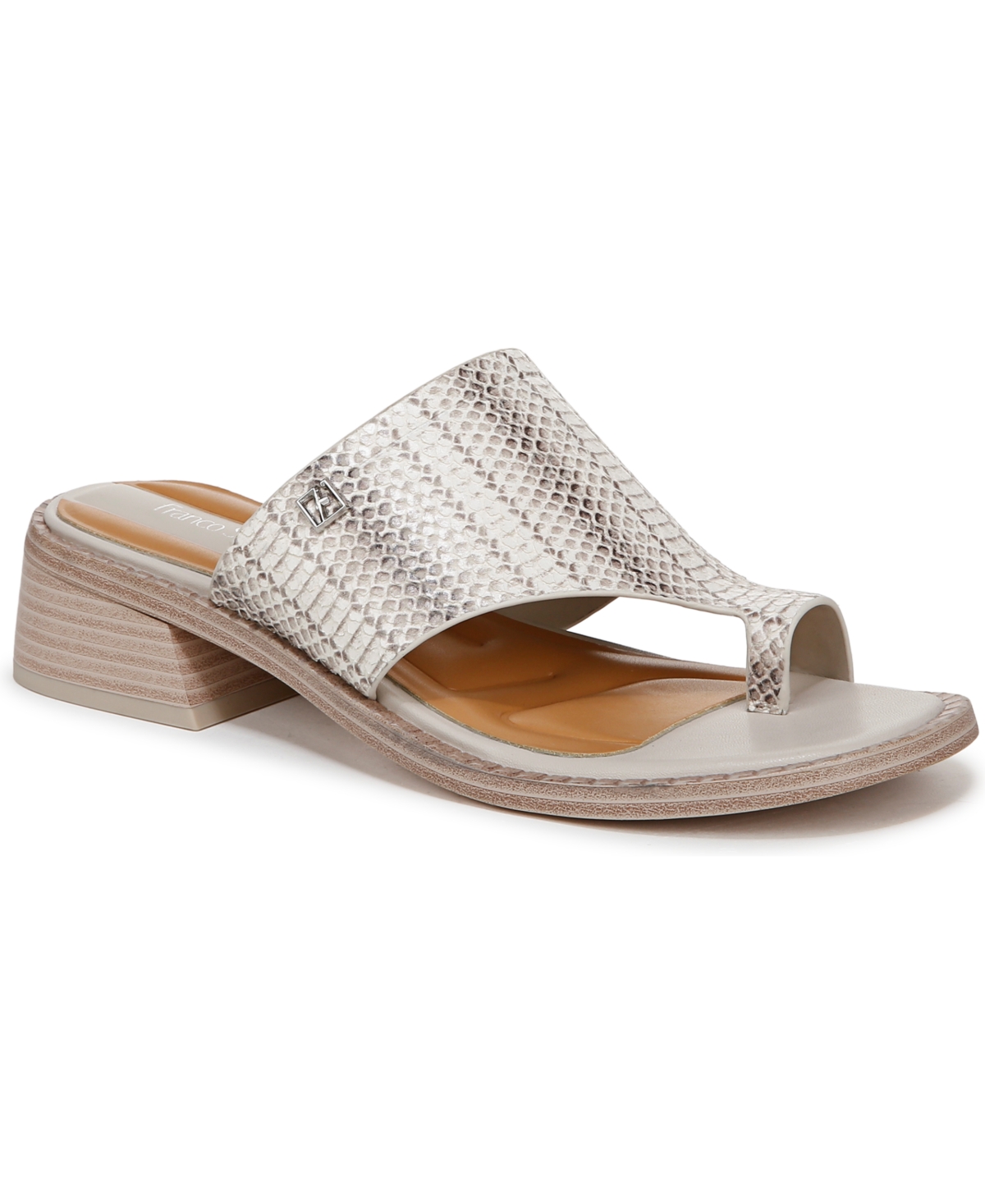 Click here for Franco Sarto Womens Sia Toe Loop Block Heel Slide... prices