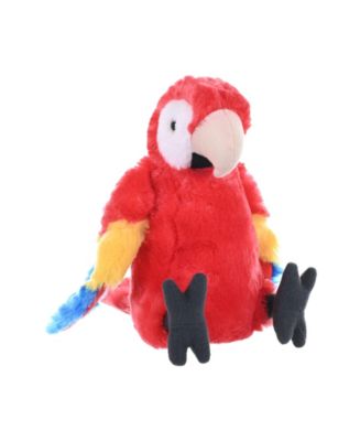 Wild Republic Cuddlekins Mini Scarlet Macaw Stuffed Animal, 8 Inches ...