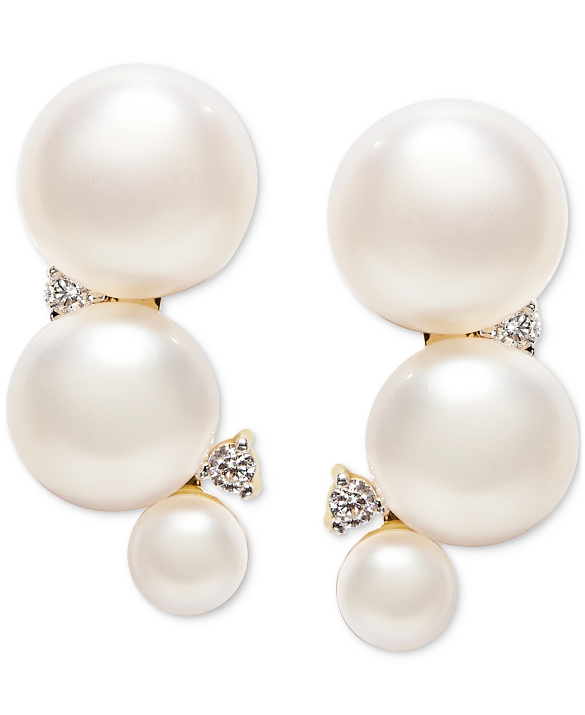 Click here for Cultured Freshwater Pearl (3-6mm) & Cubic Zirconia... prices