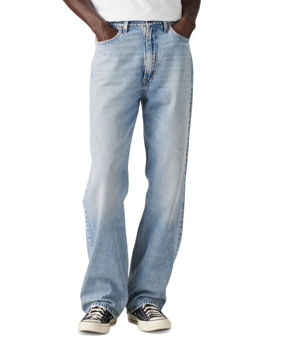 Click here for Levis Mens 565 Loose Straight Leg Jeans - Denim bl... prices