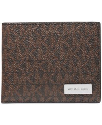 Michael Kors Men's Signature Slim Logo Billfold Wallet - Macy's