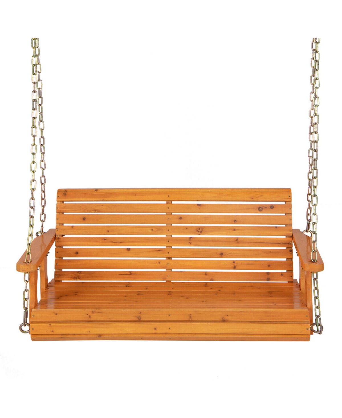 Click here for Slickblue 2-Person Wooden Porch Swing with Hanging... prices