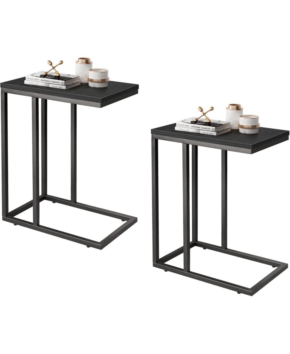 Click here for Wlive Side Table Set of 2  C Shaped End Table for... prices