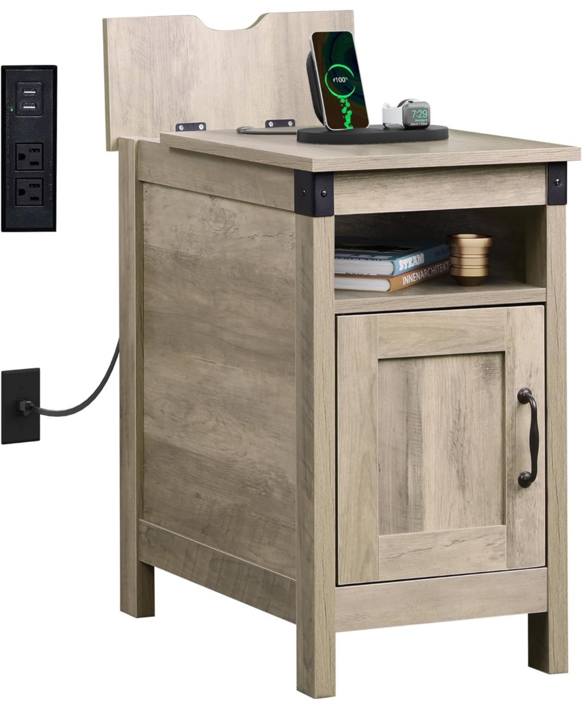 Click here for Wlive End Table with Charging Station  Side Table... prices