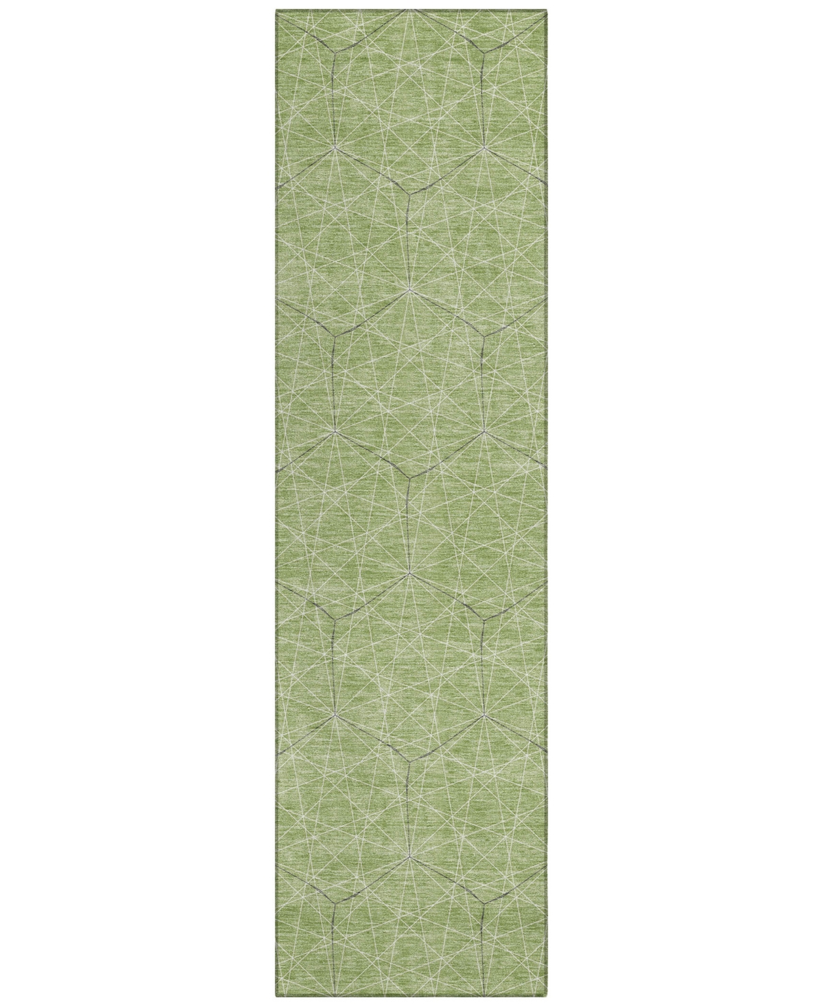 Addison Chantille Machine Washable ACN987 23x76 Runner Area Rug - Green