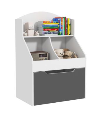 Qaba Kids Bookshelf with Drawer for Playroom, Nursery, Bedroom, - Macy's