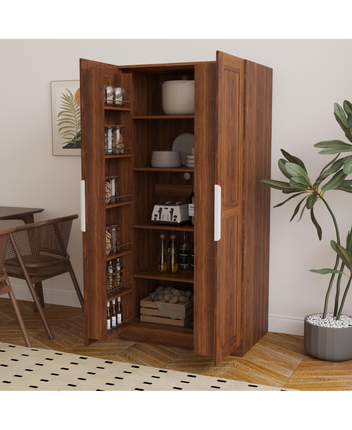Click here for Streamdale Furniture 62.99in Kitchen Pantry Cabine... prices