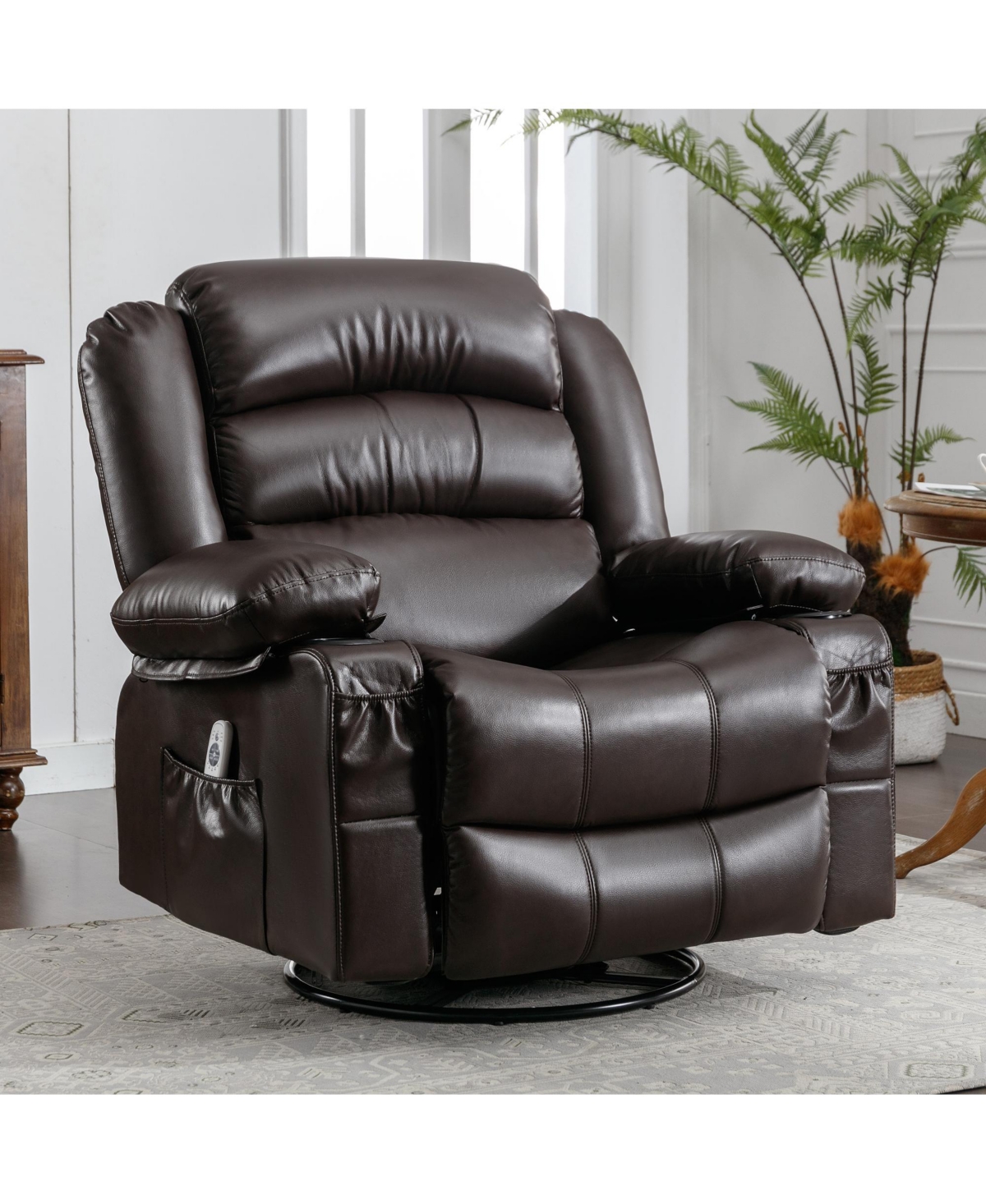 Click here for Massage Swivel Rocker Recliner Chair with Vibratio... prices