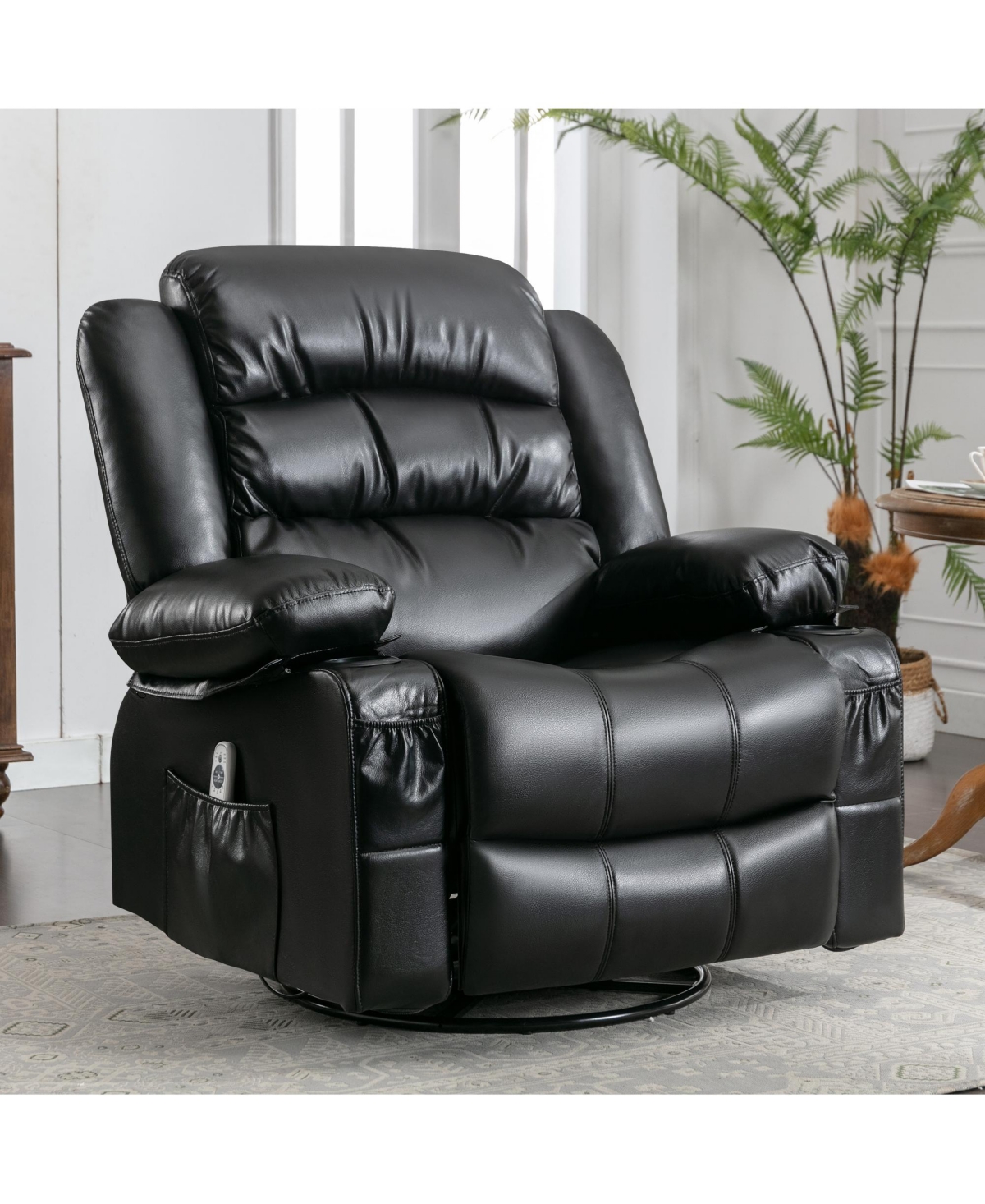 Click here for Massage Swivel Rocker Recliner Chair with Vibratio... prices