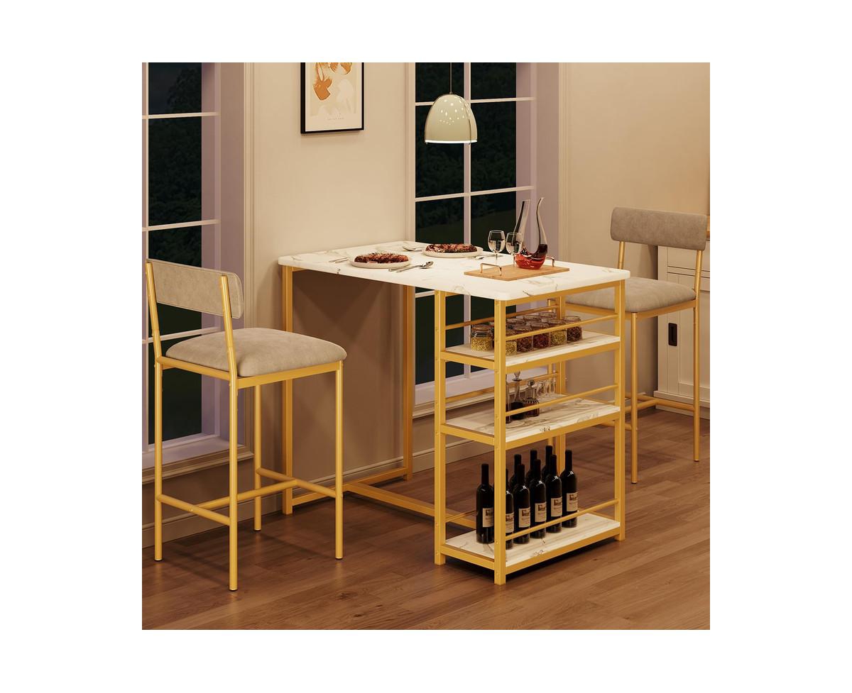 Click here for gaomon Dining Table Set for 2  Kitchen Table and C... prices