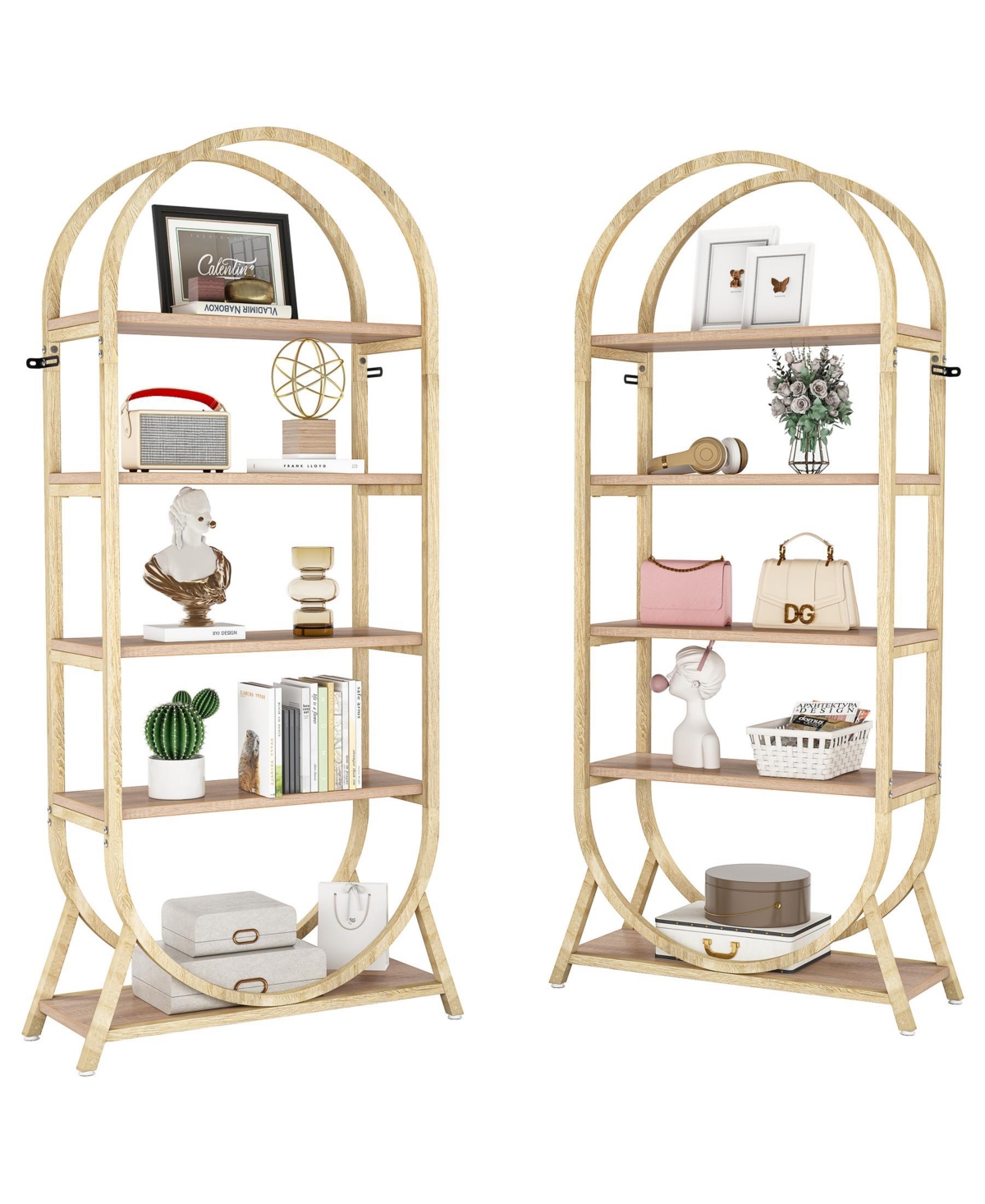 Click here for Tribesigns 5-Tier Open Bookshelf  70.8 Tall Arched... prices