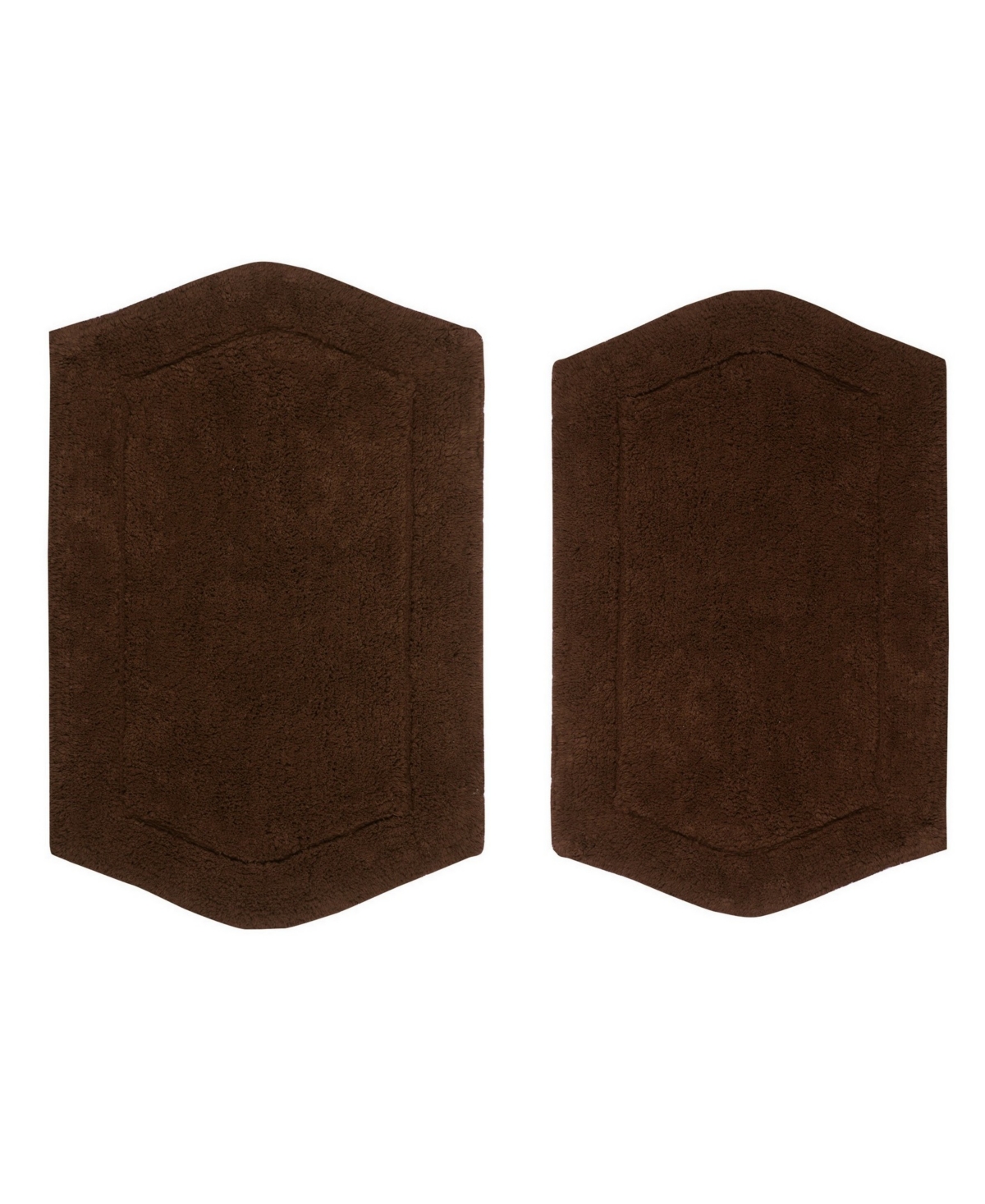 Click here for Home Weavers Waterford 2 Piece Bath Rug Set - Choc... prices