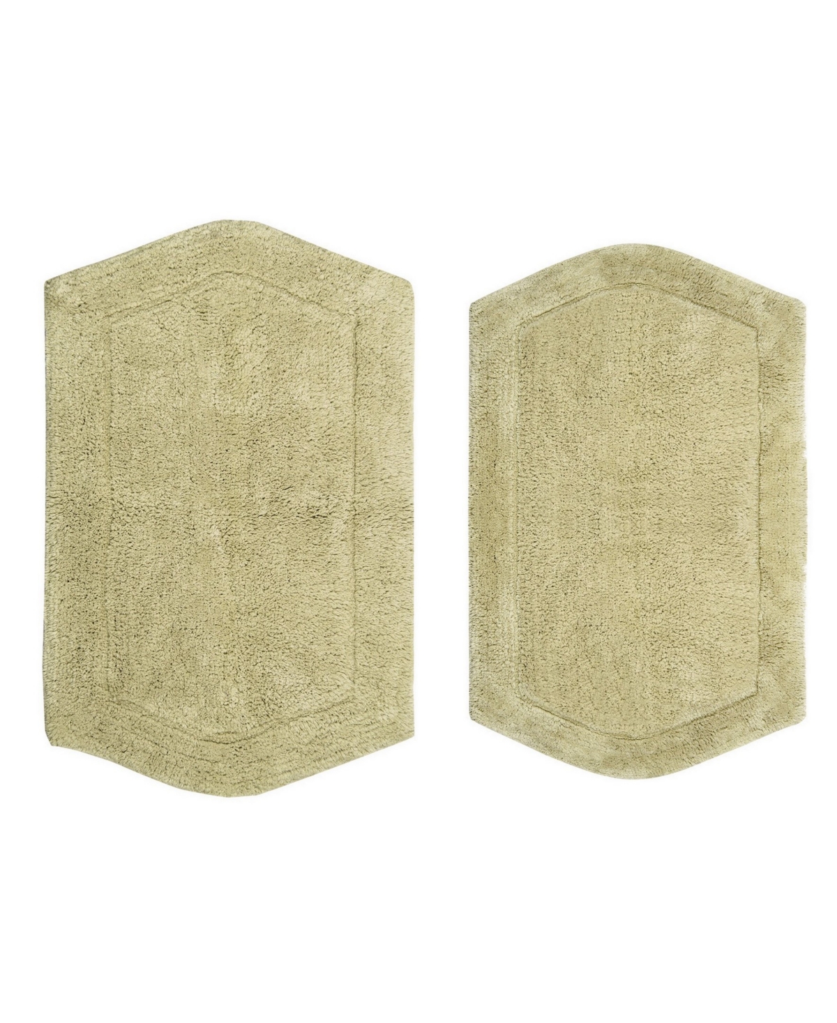 Click here for Home Weavers Waterford 2 Piece Bath Rug Set - Gree... prices