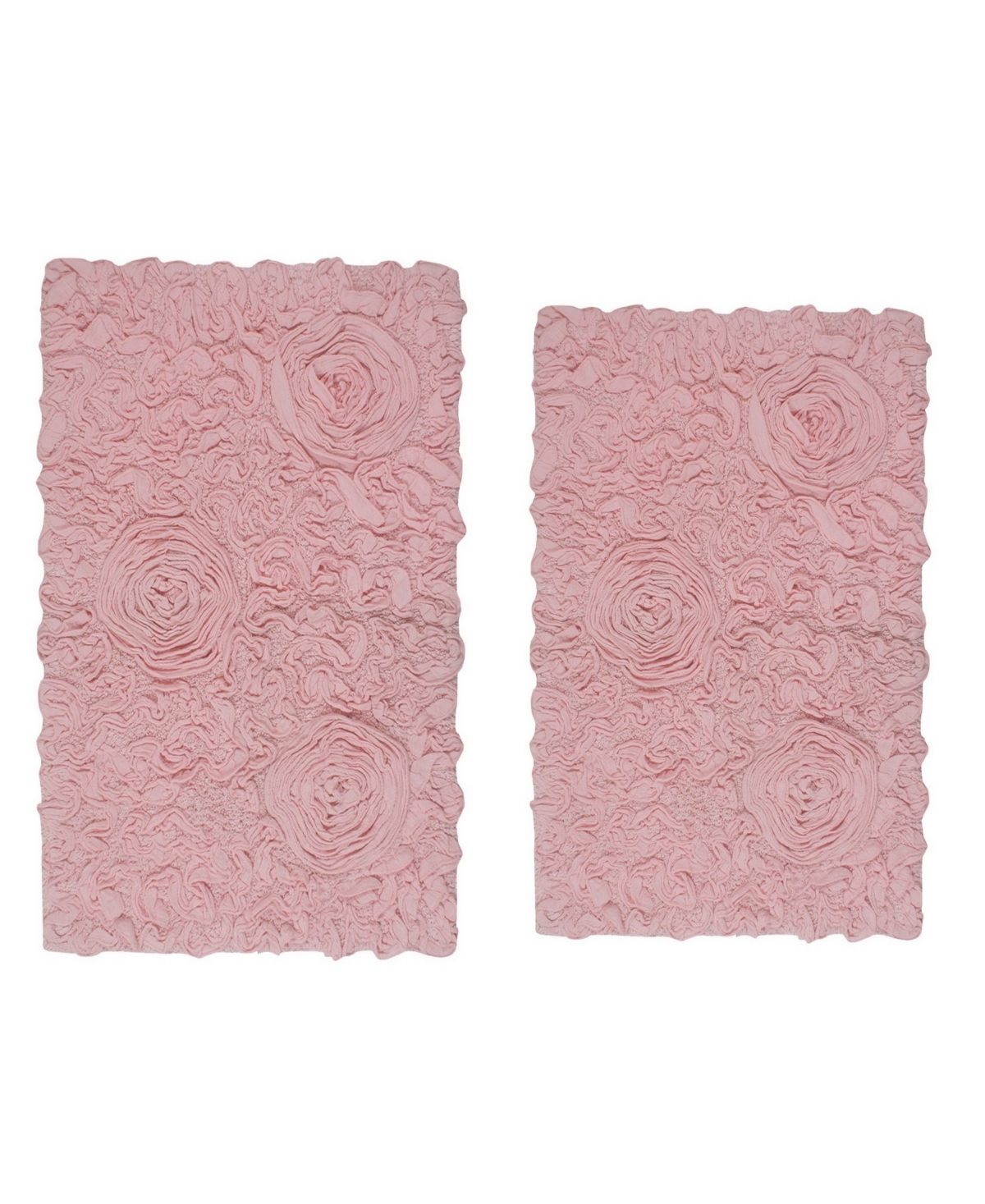 Click here for Home Weavers Bell Flower 2-Pc. Bath Rug Set - Pink prices