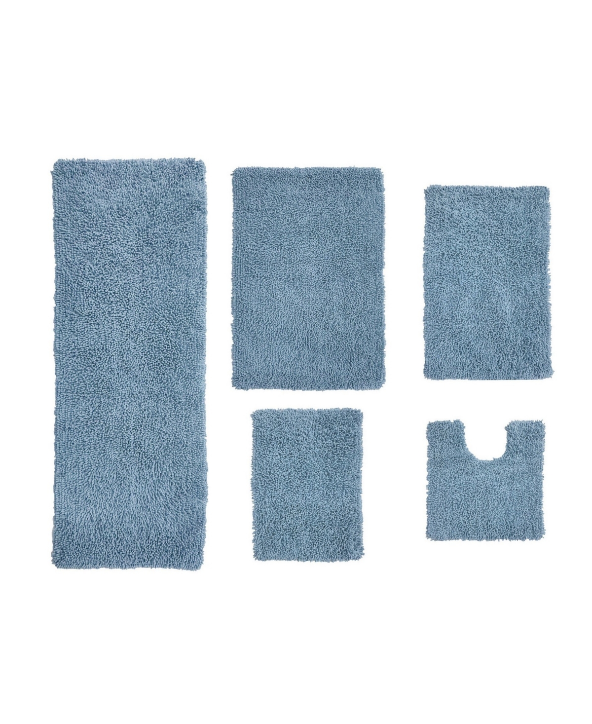 Click here for Home Weavers Fantasia 5-Pc. Bath Rug Set - Blue prices