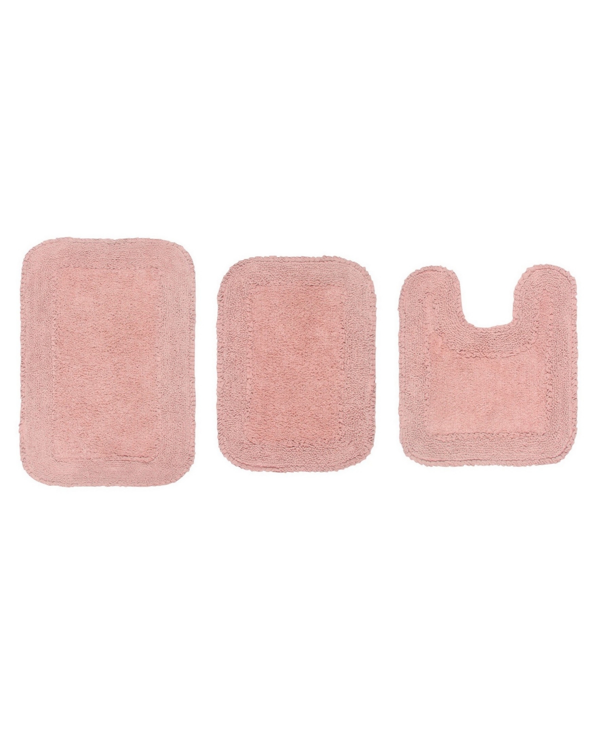 Click here for Home Weavers Radiant 3-Pc. Bath Rug Set - Pink prices