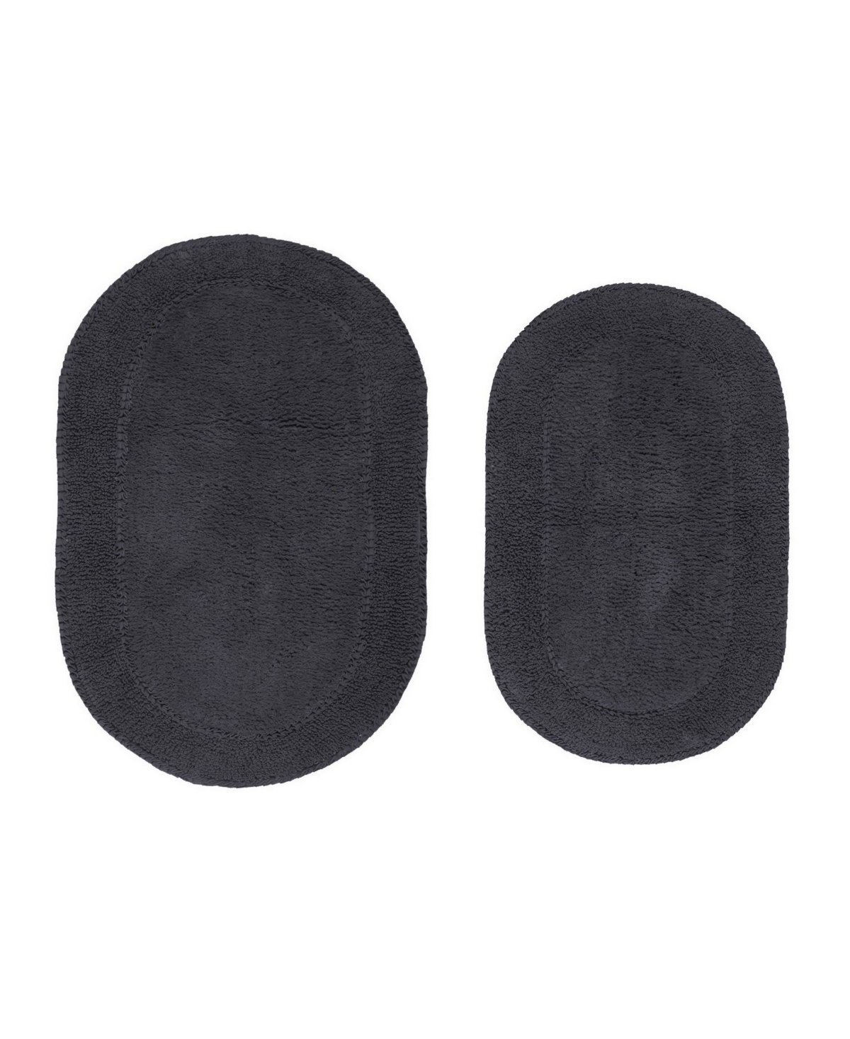 Click here for Home Weavers Double Ruffle 2-Pc. Bath Rug Set - Gr... prices
