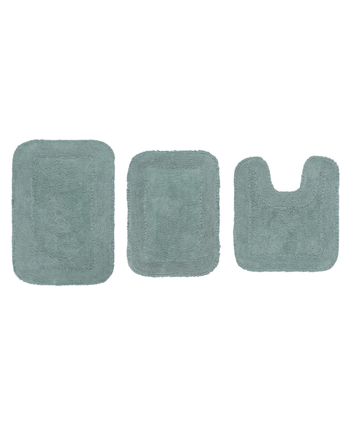 Click here for Home Weavers Radiant 3-Pc. Bath Rug Set - Blue prices
