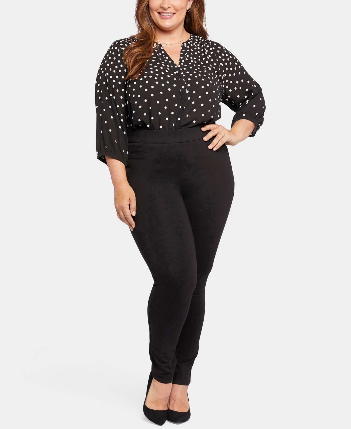 Click here for Nydj Plus Size Modern Legging Pants - Black prices