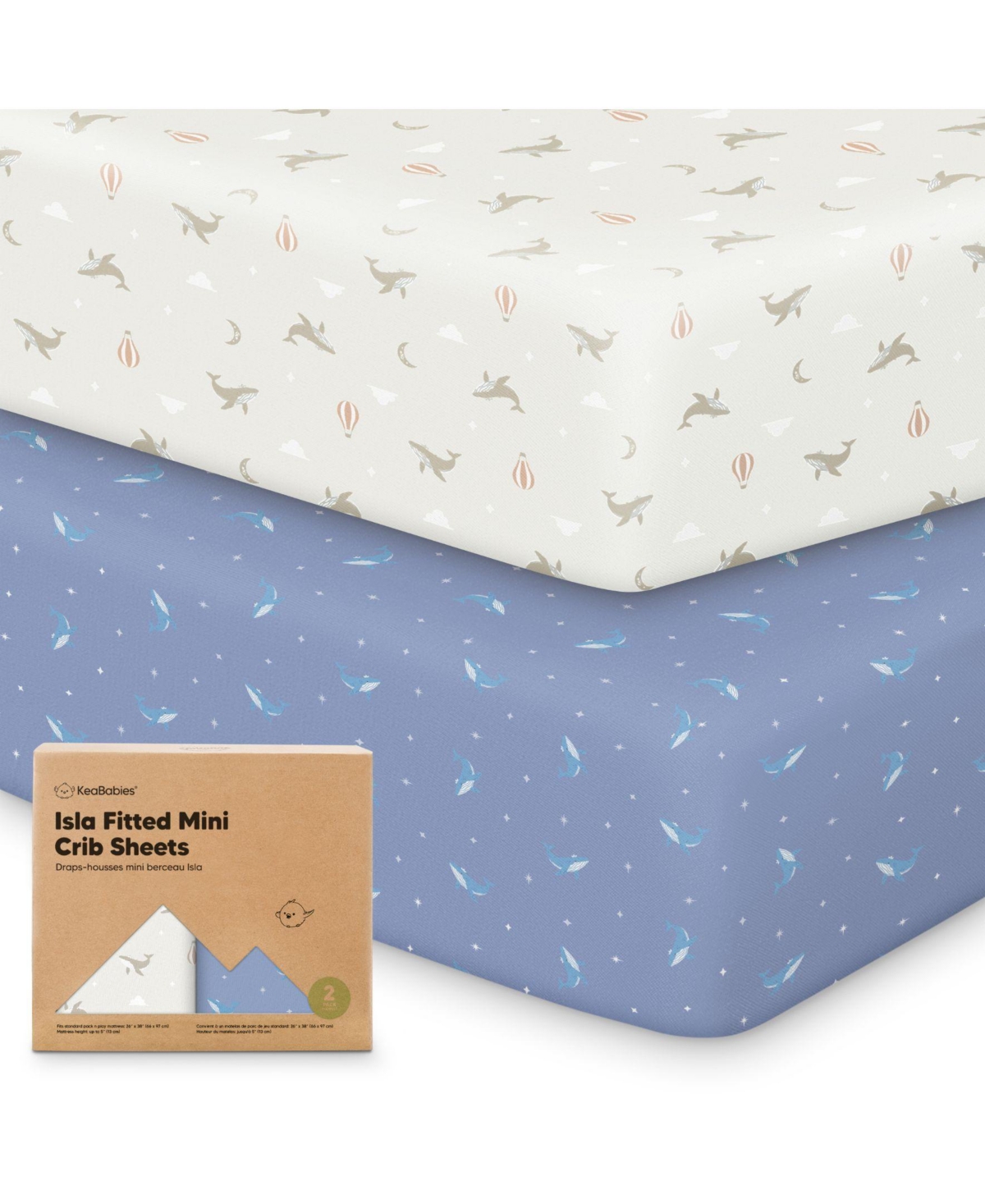 Click here for KeaBabies 2-Pack Mini Crib Sheets  Pack and Play S... prices
