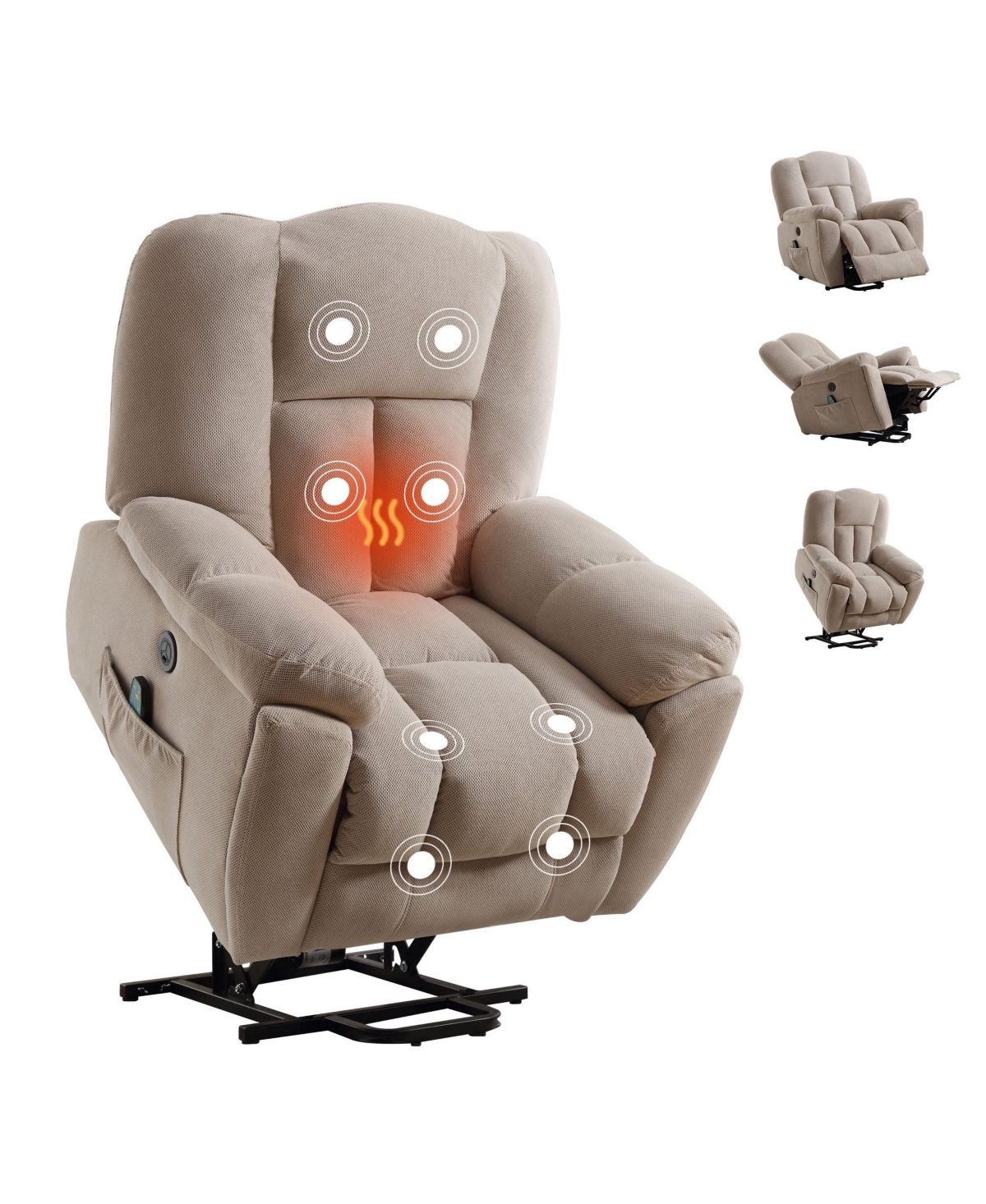 Click here for Power Lift Recliner Chair Recliners with Heat and... prices