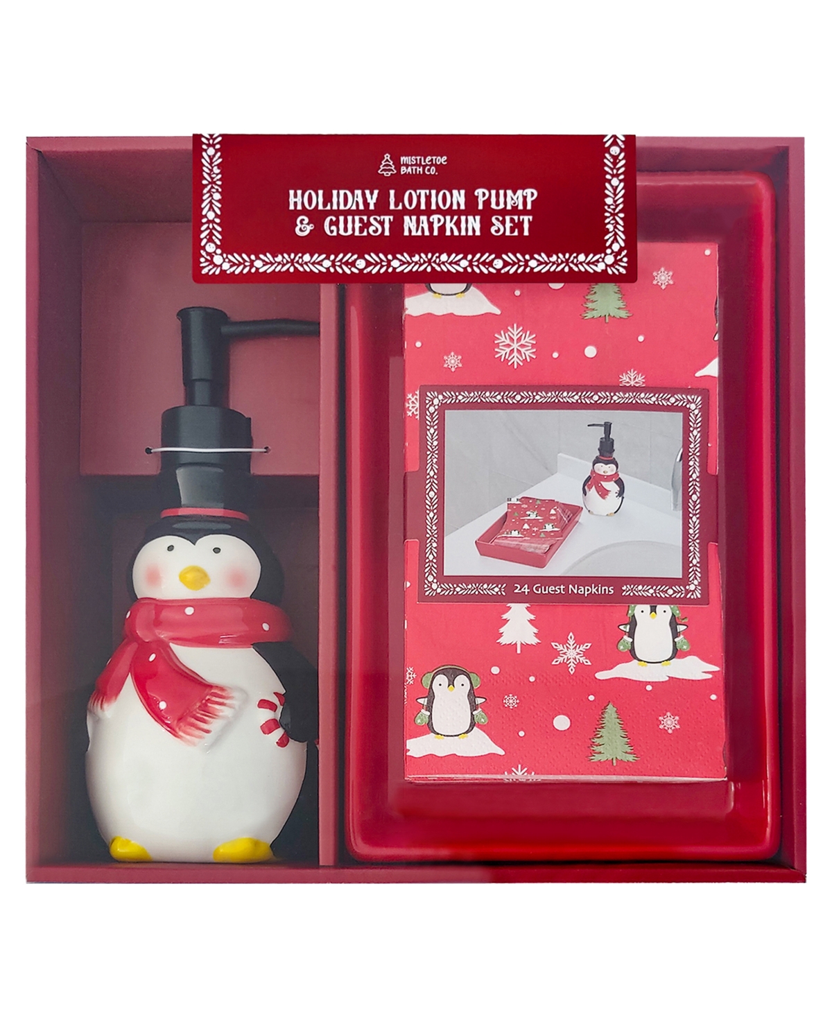 Click here for Mistletoe Bath Co. Penguin 3-Pc. Bathroom Accessor... prices