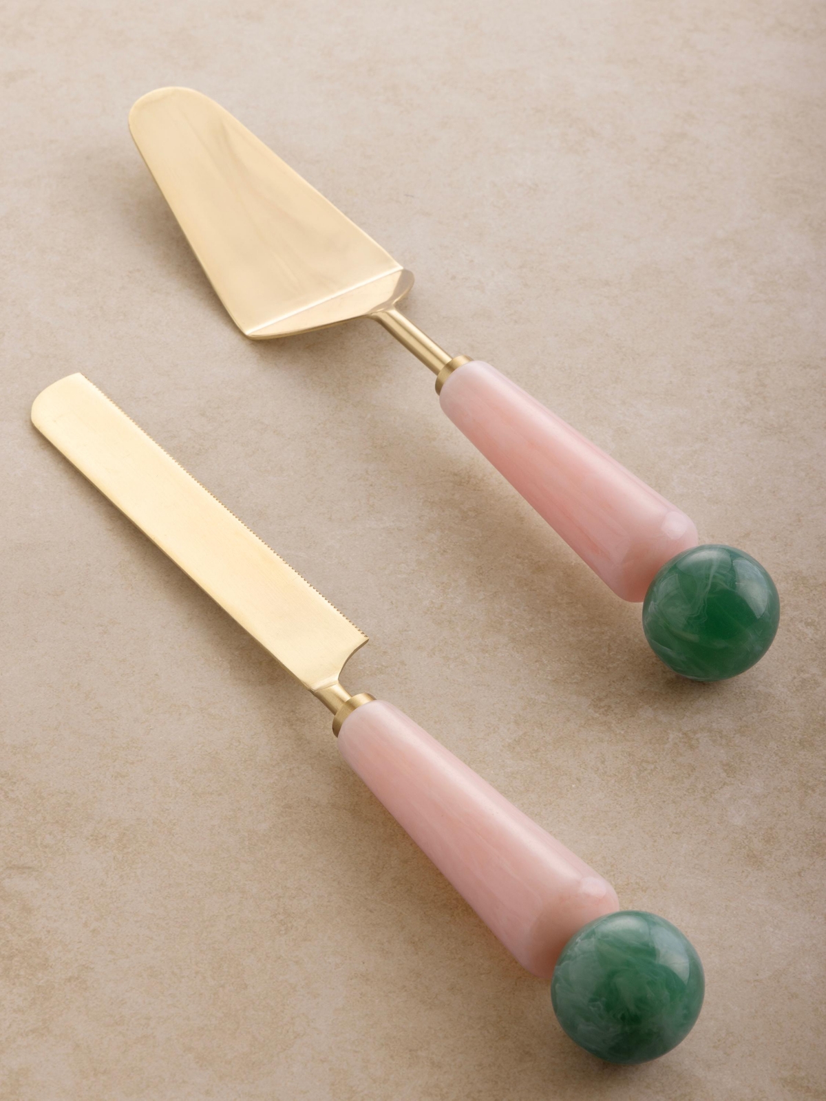 Click here for Gauri Kohli Copenhagen Cake Servers - Shades of pi... prices