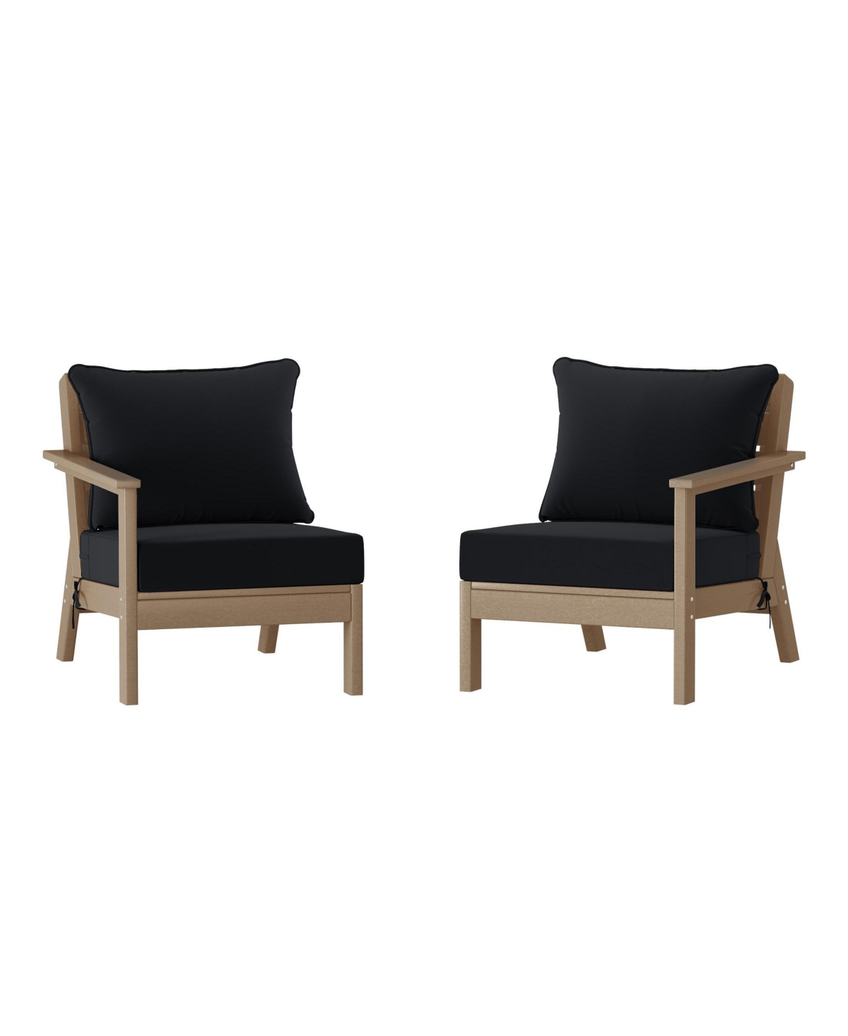 Click here for WestinTrends Outdoor Patio Hdpe Weathered Wood Lov... prices