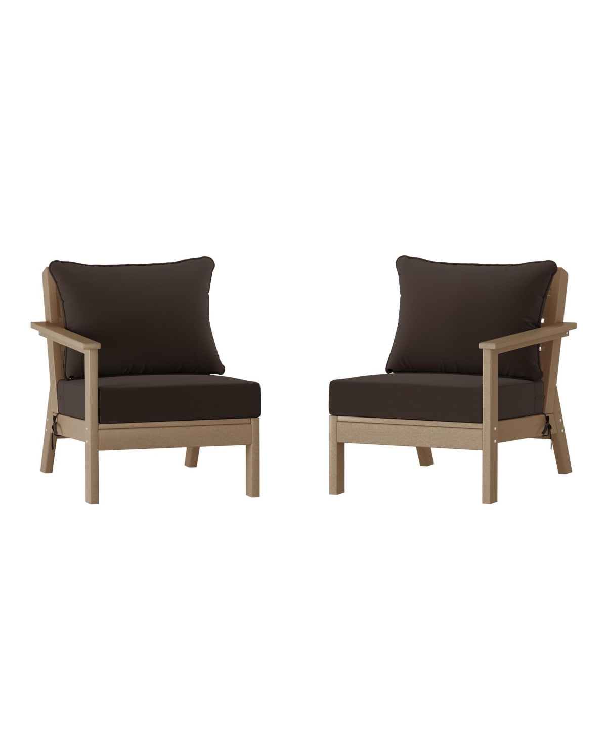Click here for WestinTrends Outdoor Patio Hdpe Weathered Wood Lov... prices