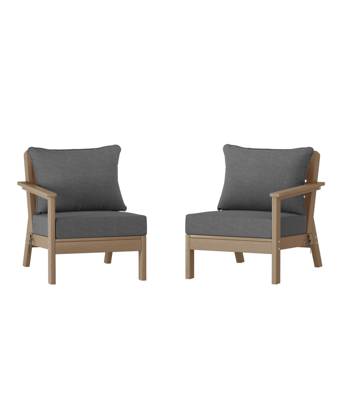 Click here for WestinTrends Outdoor Patio Hdpe Weathered Wood Lov... prices